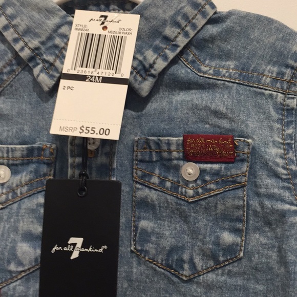 7 For All Mankind | Matching Sets | New Kids 2pc 7 For All Mankind Set ...